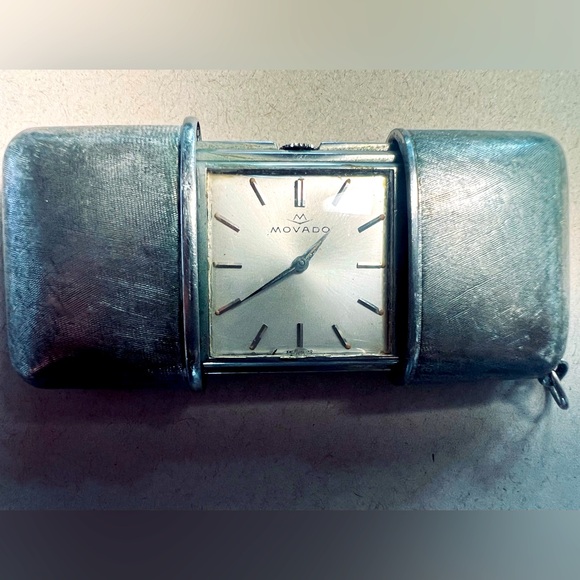 Movado | Accessories | Rare Vintage Movado Silver Ernesto Chronometre ...